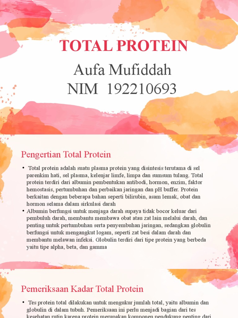 Total Protein | PDF