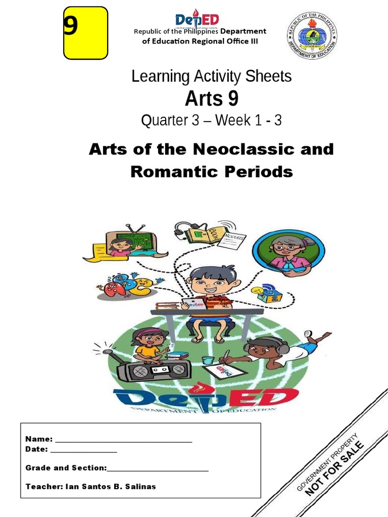 Grade 9 Arts: Neoclassic vs Romantic | PDF | Romanticism | Reason