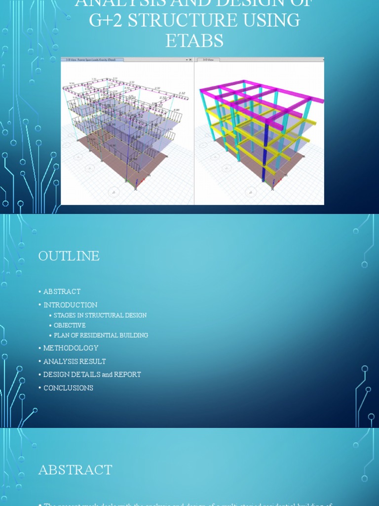 ETABS G+2 Building Design Guide | PDF | Design | Beam (Structure)