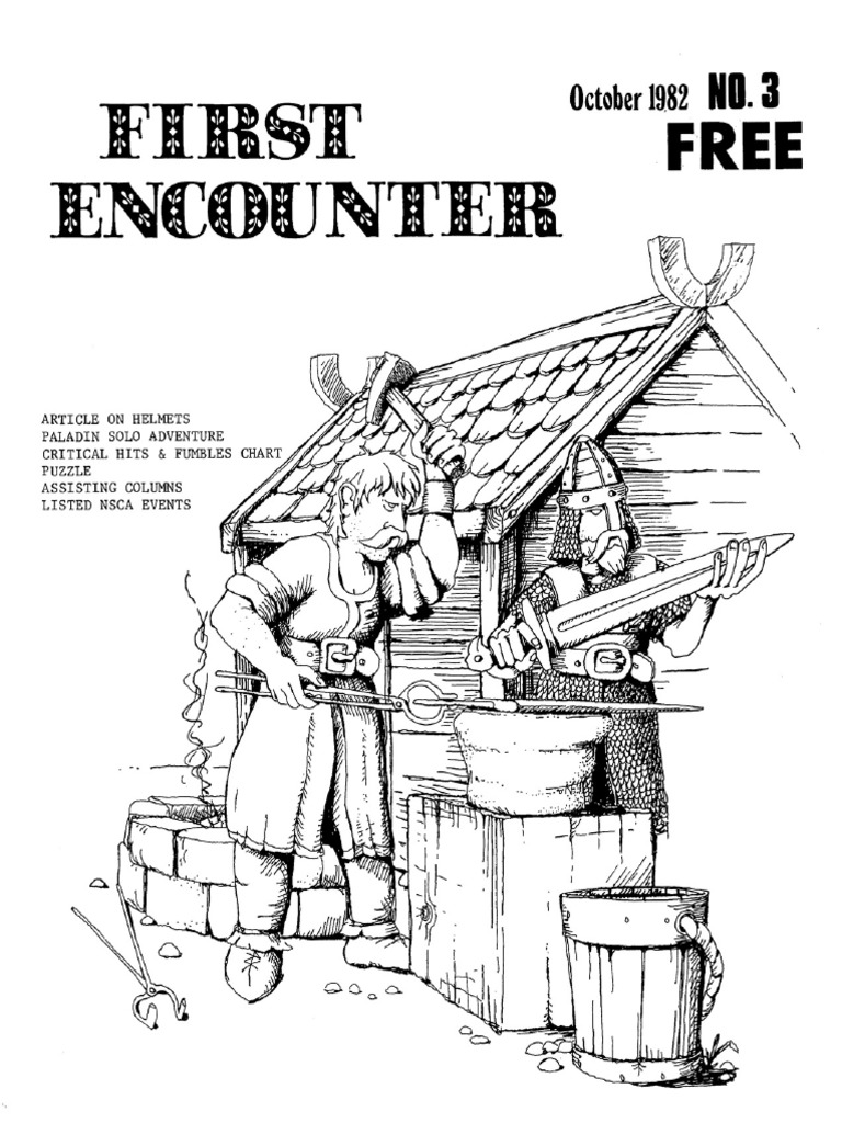 First Encounter #003 (October 1982) | PDF | Thorax