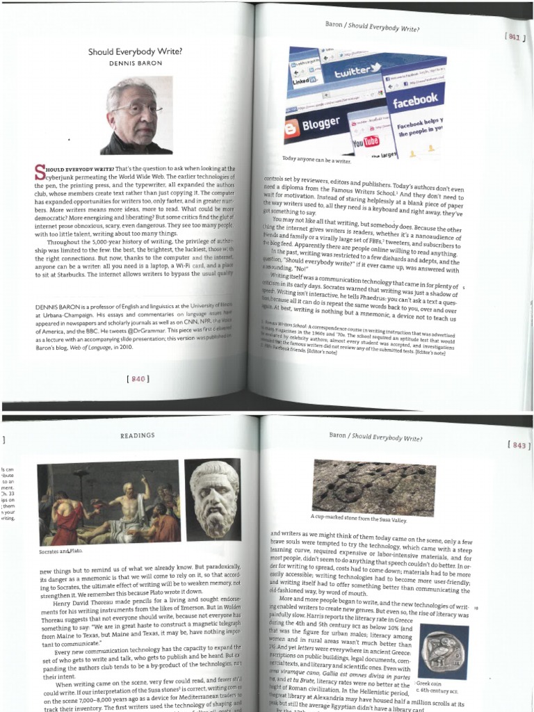 Should Everyone Write (Dennis Baron) | PDF
