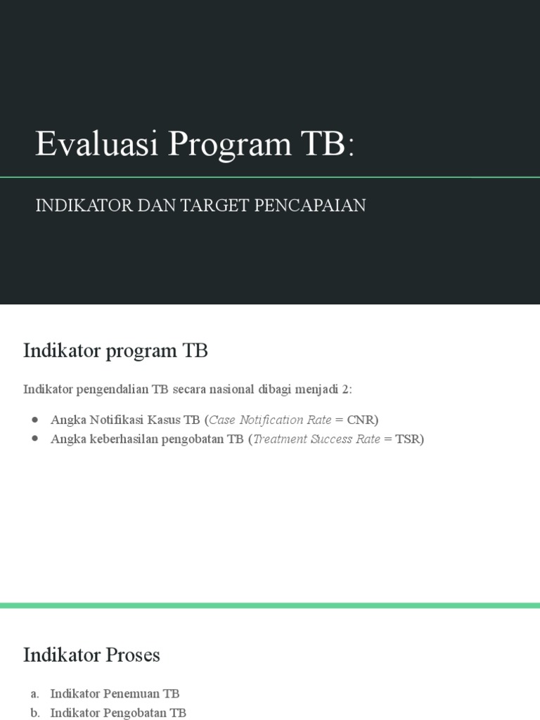 Indikator TB | PDF