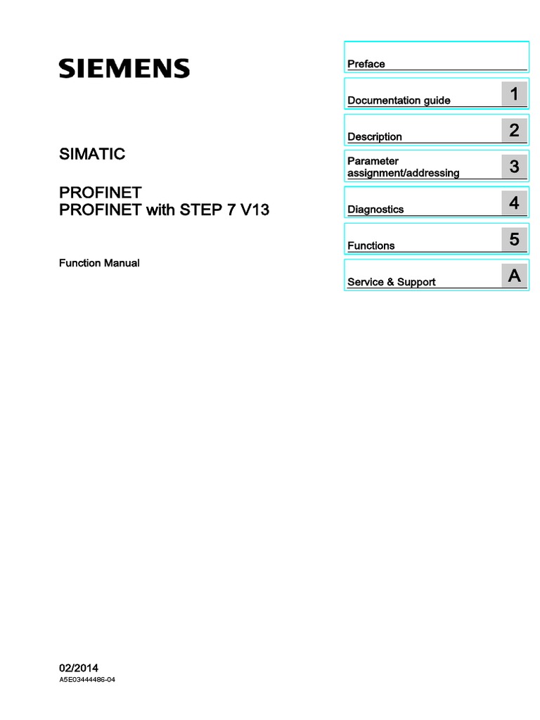 Profinet Step7 v13 Function Manual en-US en-US | PDF | Input/Output | Computer Network