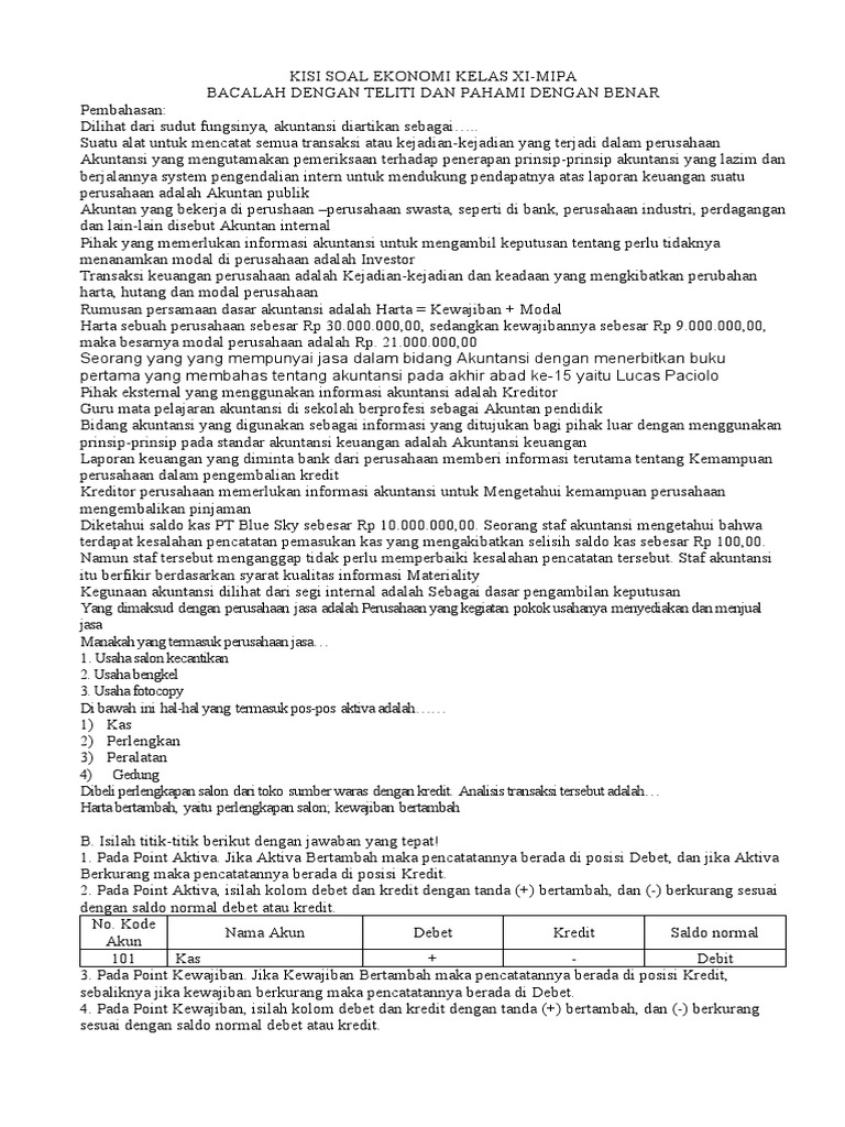 Eko-Xi-1-1920 - Kisi Student | PDF