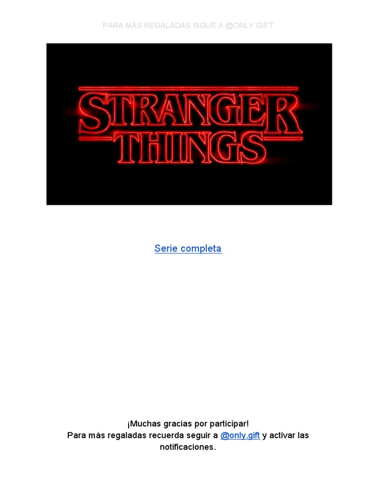 Stranger Things | PDF