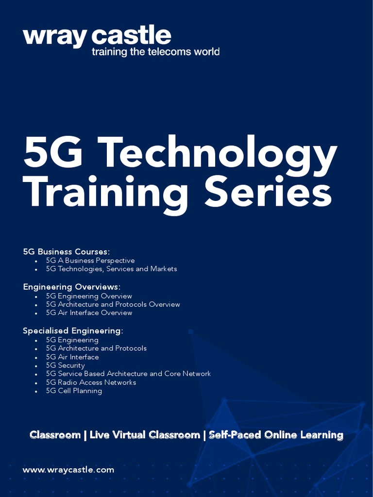 5G Technology Training Series | PDF | Computer Network | Educational Technology