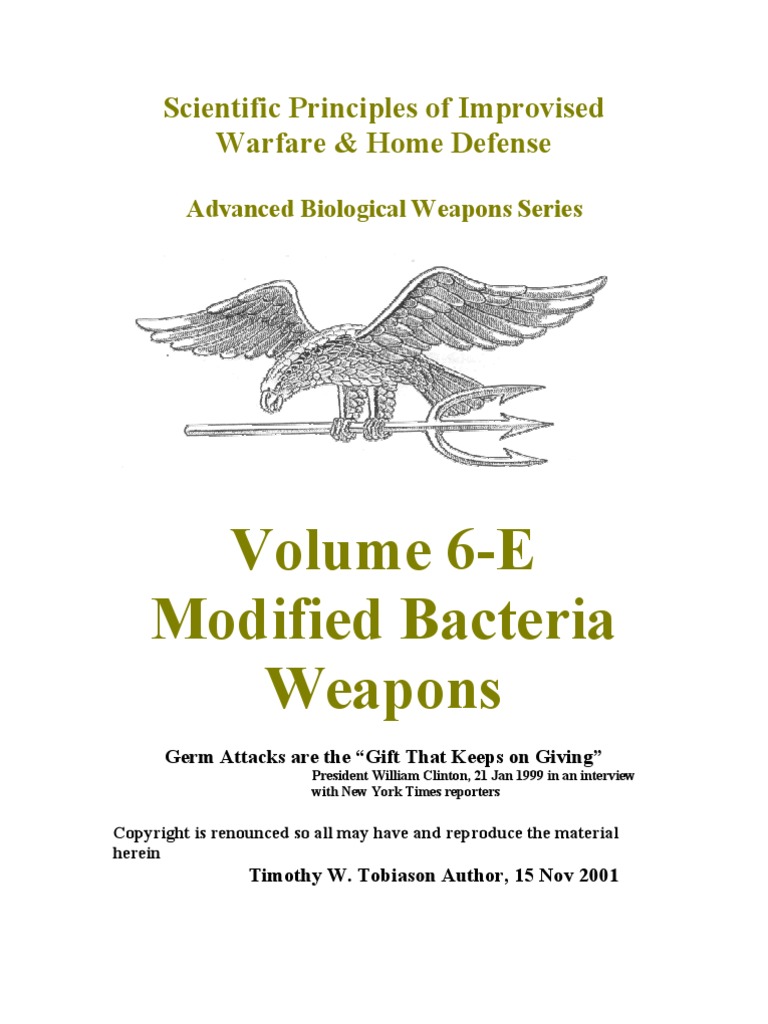 Volume 6-E Modified Bacteria Weapons | PDF | Staining | Bacteria