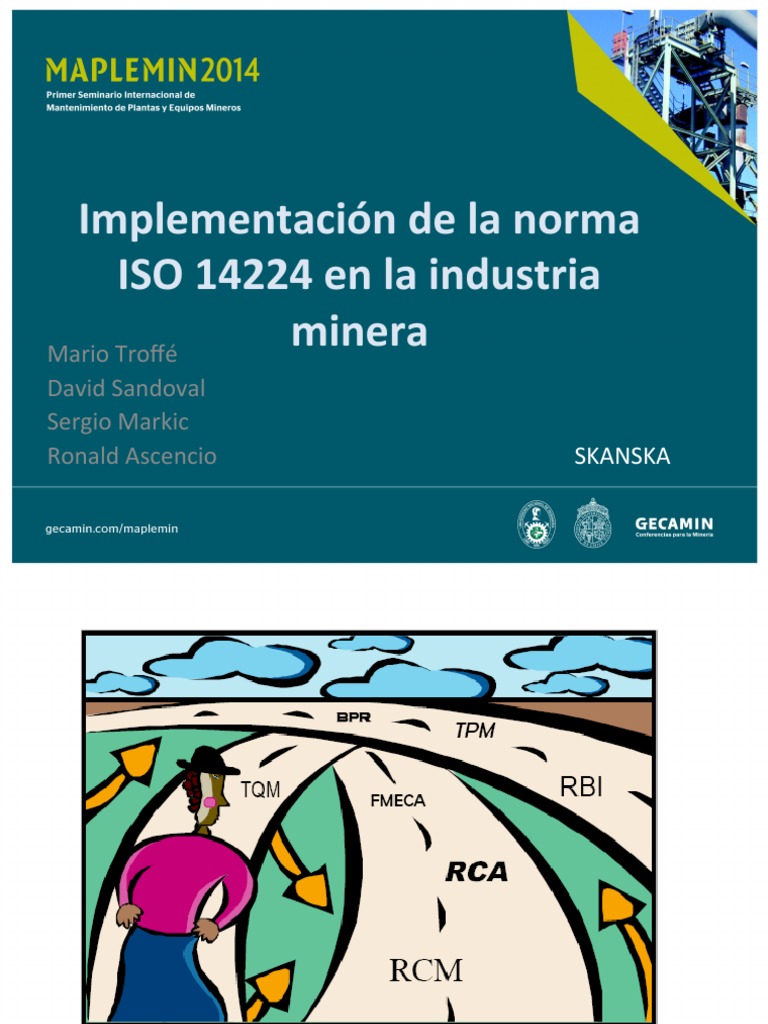 Implementación ISO 14224 en Minería | PDF | Ingeniería mecánica