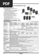 Keyence LJ-V7080 Sensor Specifications | PDF | Laser | Light