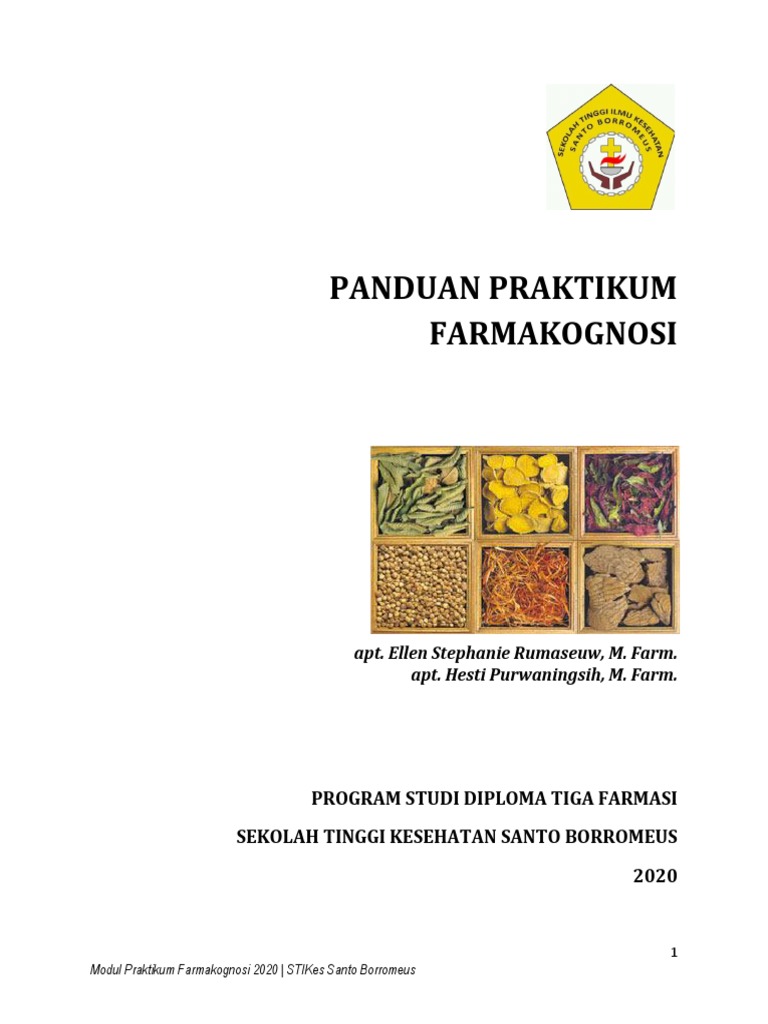 Modul Praktikum Farmakognosi | PDF