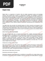 Digital India Class 12 Project | PDF | Internet Access | Infrastructure