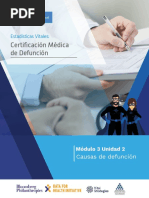 Curso Virtual Sobre El Correcto Llenado Del Certificado de Defunción | PDF | El embarazo | Muerte