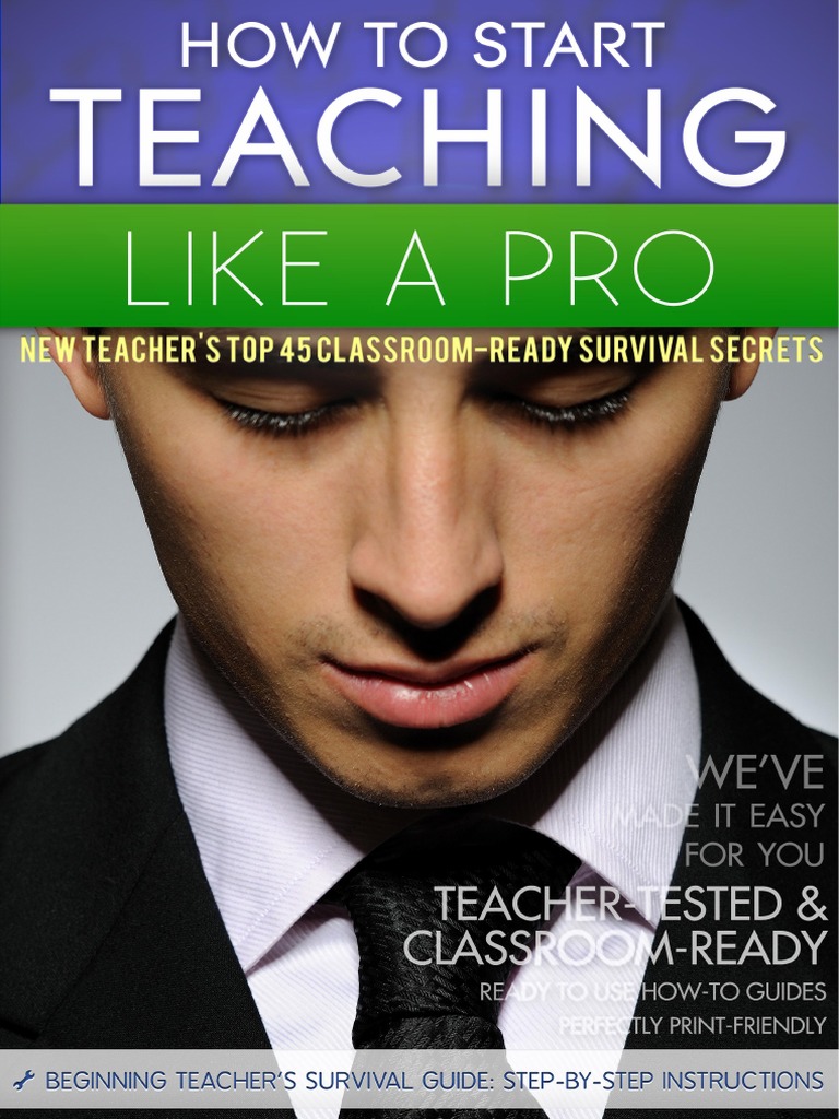 How To Start Teaching Like A Pro - Repaired | PDF | English As A Second ...