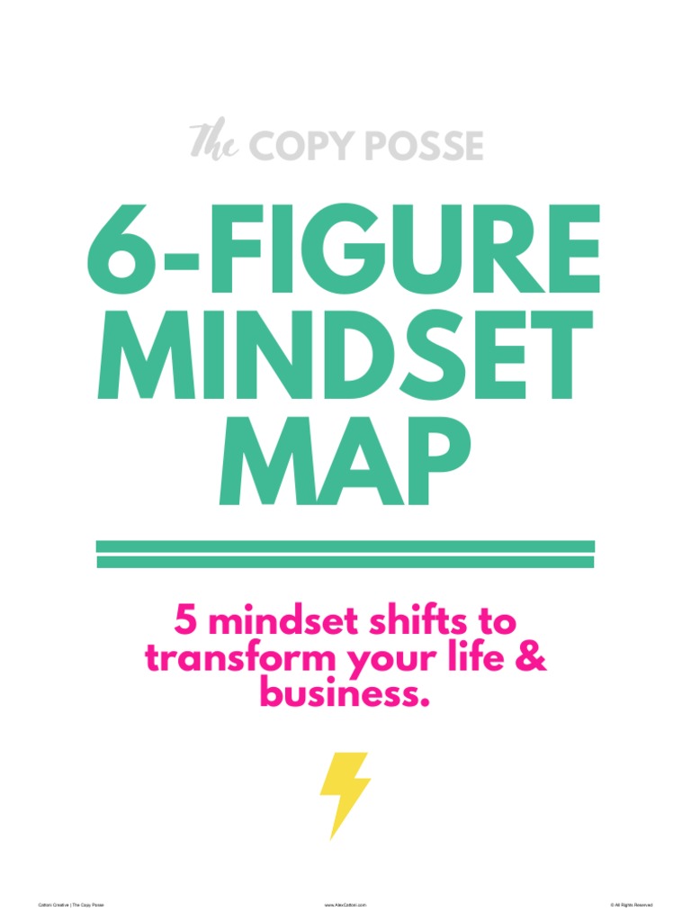 Copy Posse 6 Figure Mindset Map | PDF | Mindset | Cognition