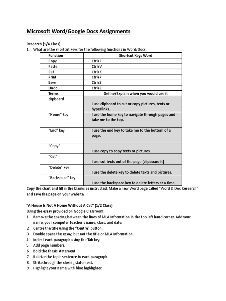 Ms Word Assignments Desjardins | PDF | Microsoft Word | Paragraph