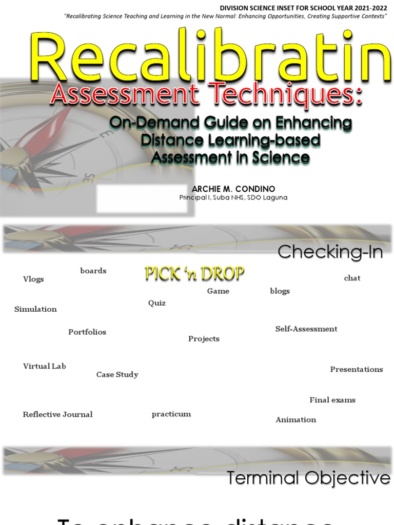 Recalibrating Science Teaching and Learning in The New Normal ...