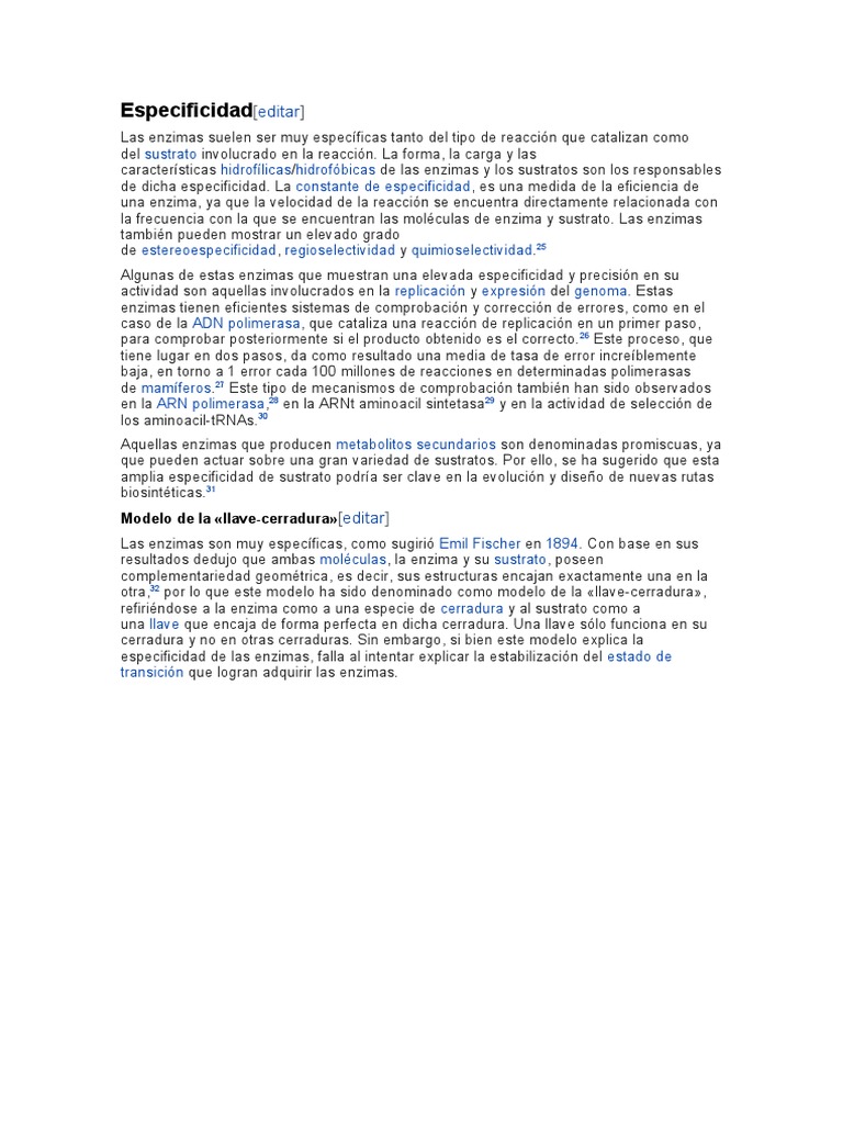 Especificidad | PDF