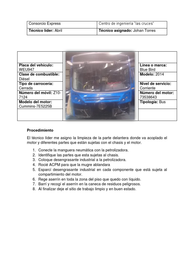 Informe 1 Consorcio Express | Descargar gratis PDF | Transmisión ...