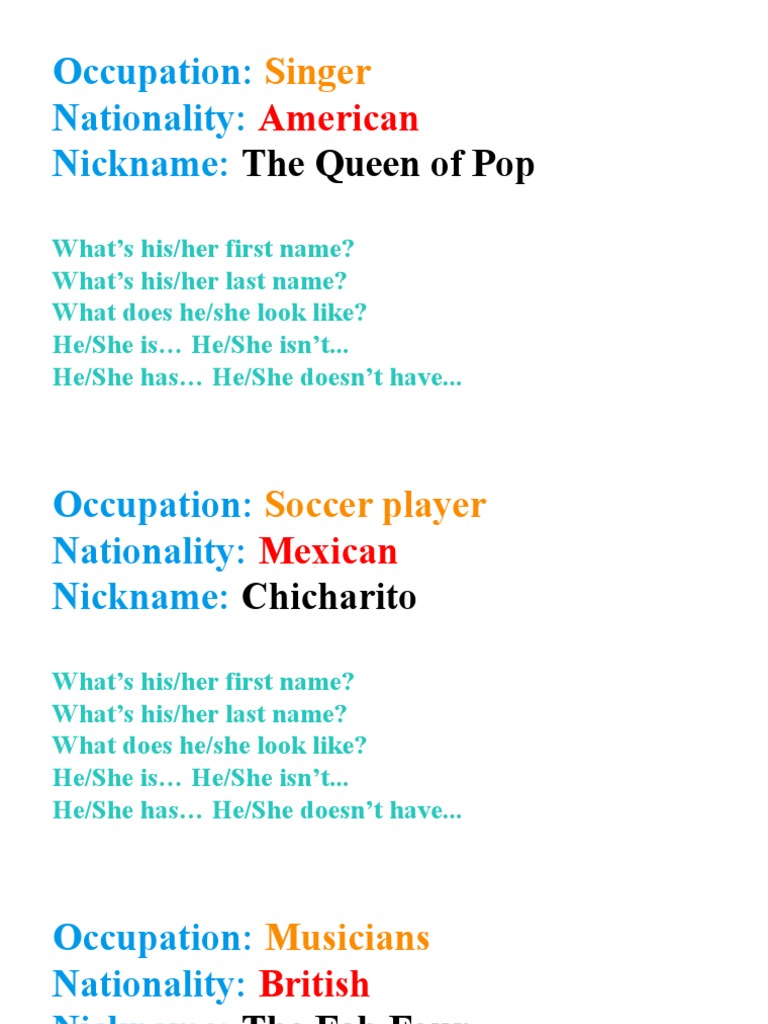 Celebrity Guess Who | PDF