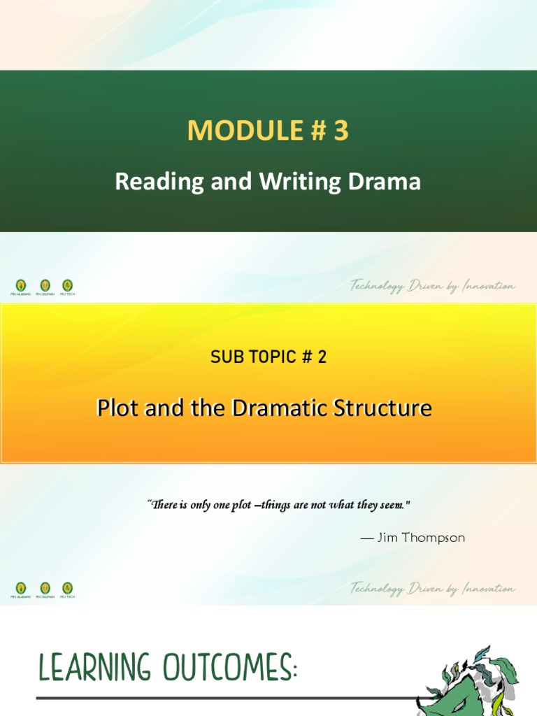 Understanding Drama Plot Structure | PDF | Plot (Narrative) | Playwright