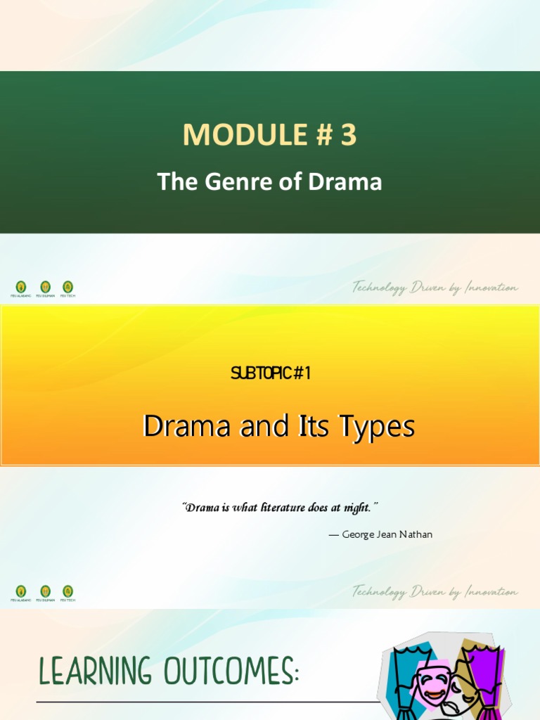 Understanding Drama Genres and Types | PDF | Tragedy | Plot (Narrative)