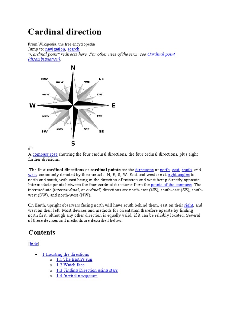 Cardinal Direction | PDF | Oliver Twist | Nancy (Oliver Twist)