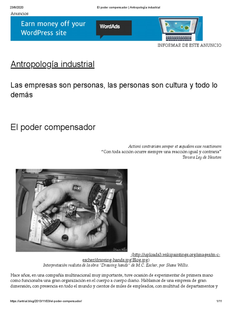 El Poder Compensador - Antropología Industrial | PDF | Estado (política ...