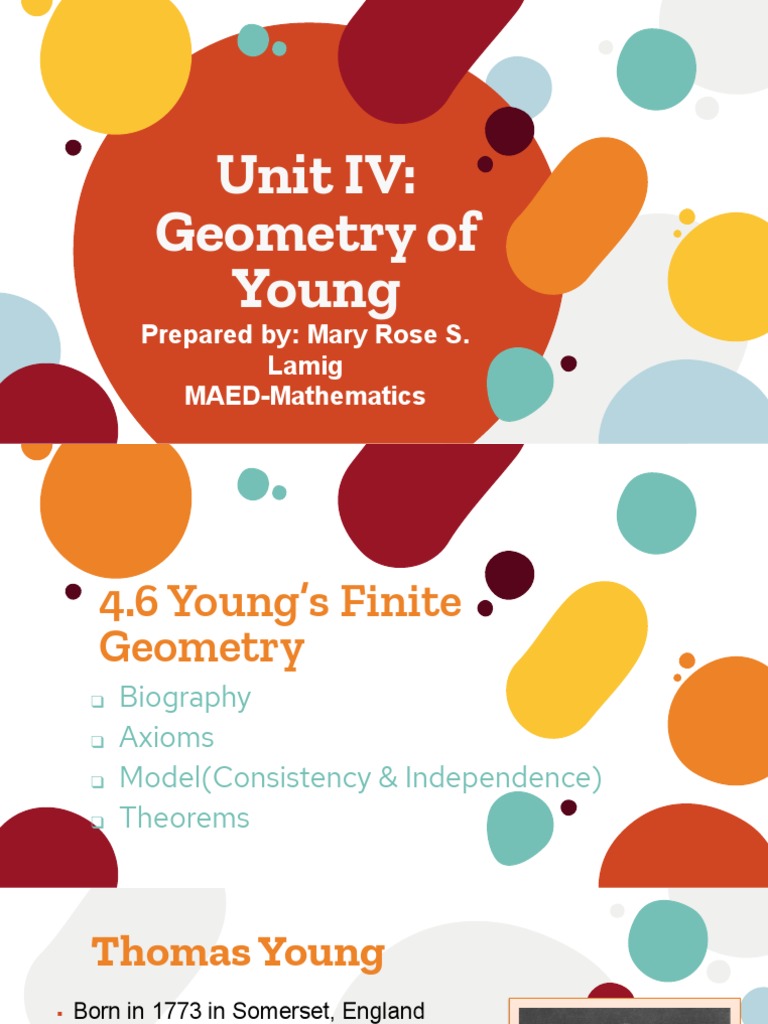 Young's Geometry-Lamig, Mary Rose S. | PDF | Axiom | Theorem