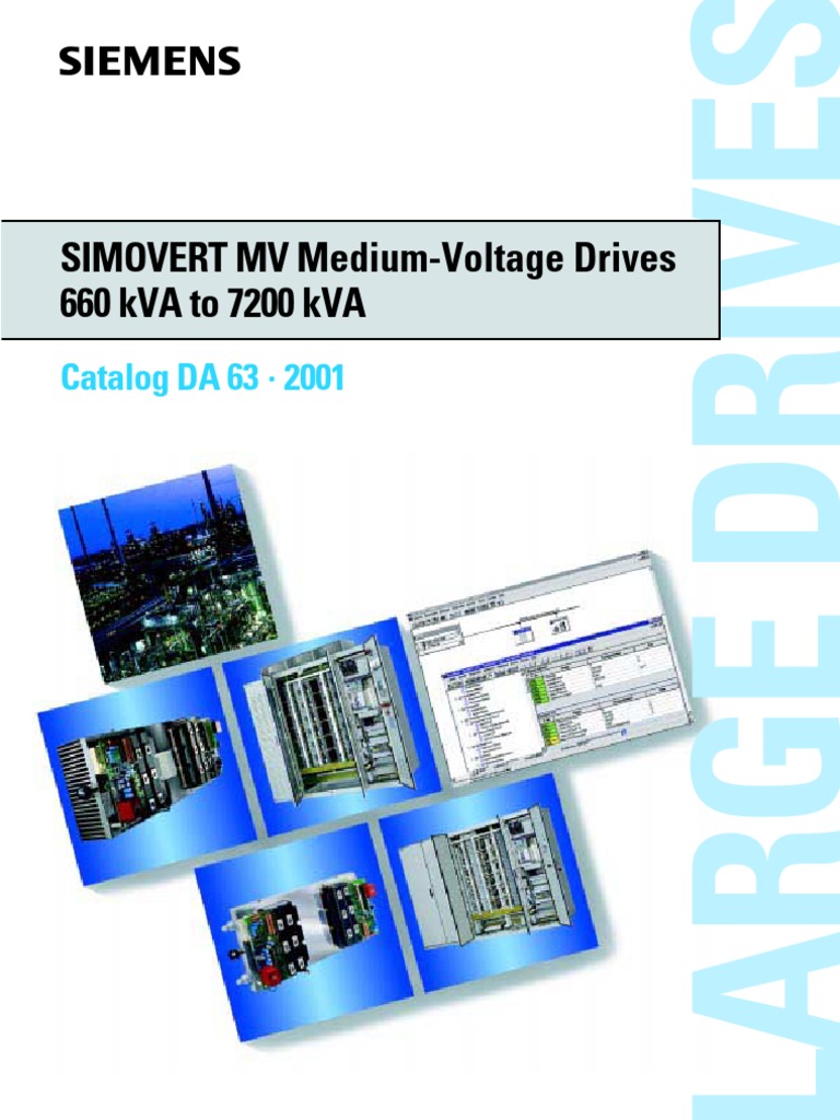 Simovert MV Da63 Catalog | PDF | Electric Motor | Power Inverter