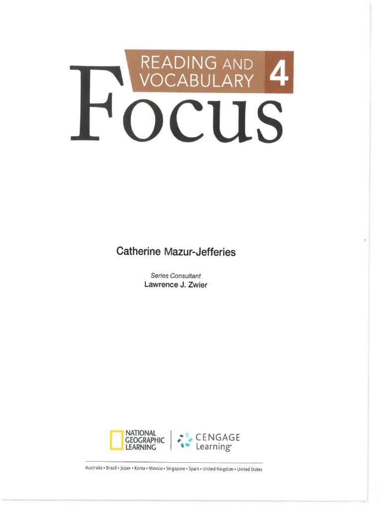Focus Reading and Vocabulary | PDF