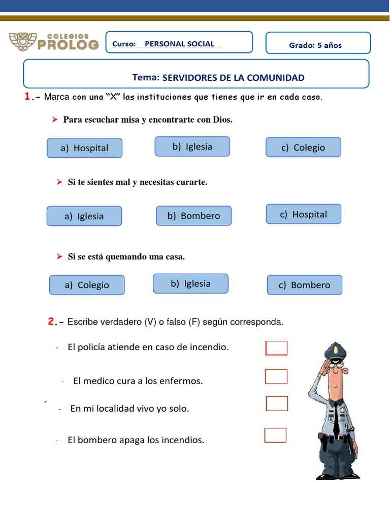 Fichas sobre Servidores de la Comunidad | PDF