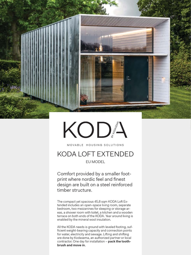 Koda Loft Extended | PDF | Kitchen | Bathroom