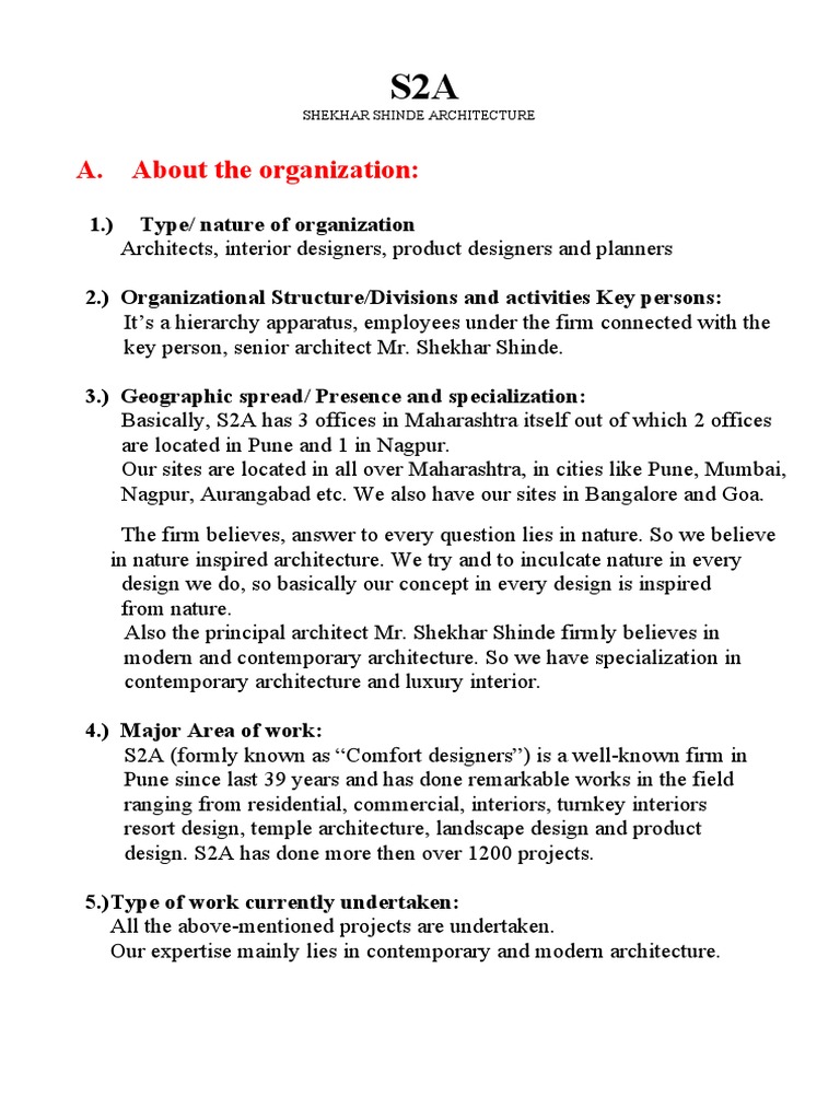 Internship Report | PDF | Architect