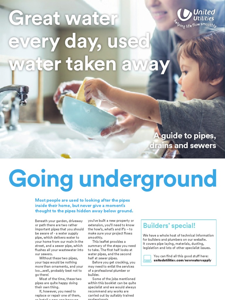A Guide To Pipes, Drains and Sewers | PDF | Plumbing | Sanitary Sewer