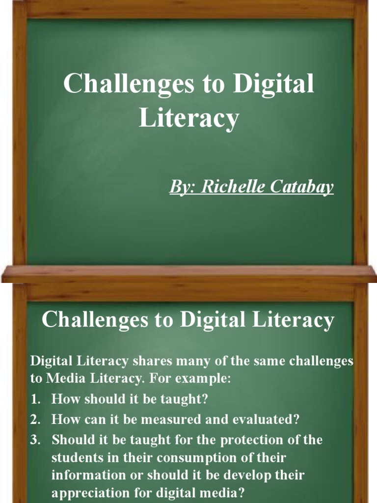 Challenges in Digital Literacy Education | PDF