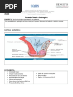 Procedimiento de Postioplastia | PDF