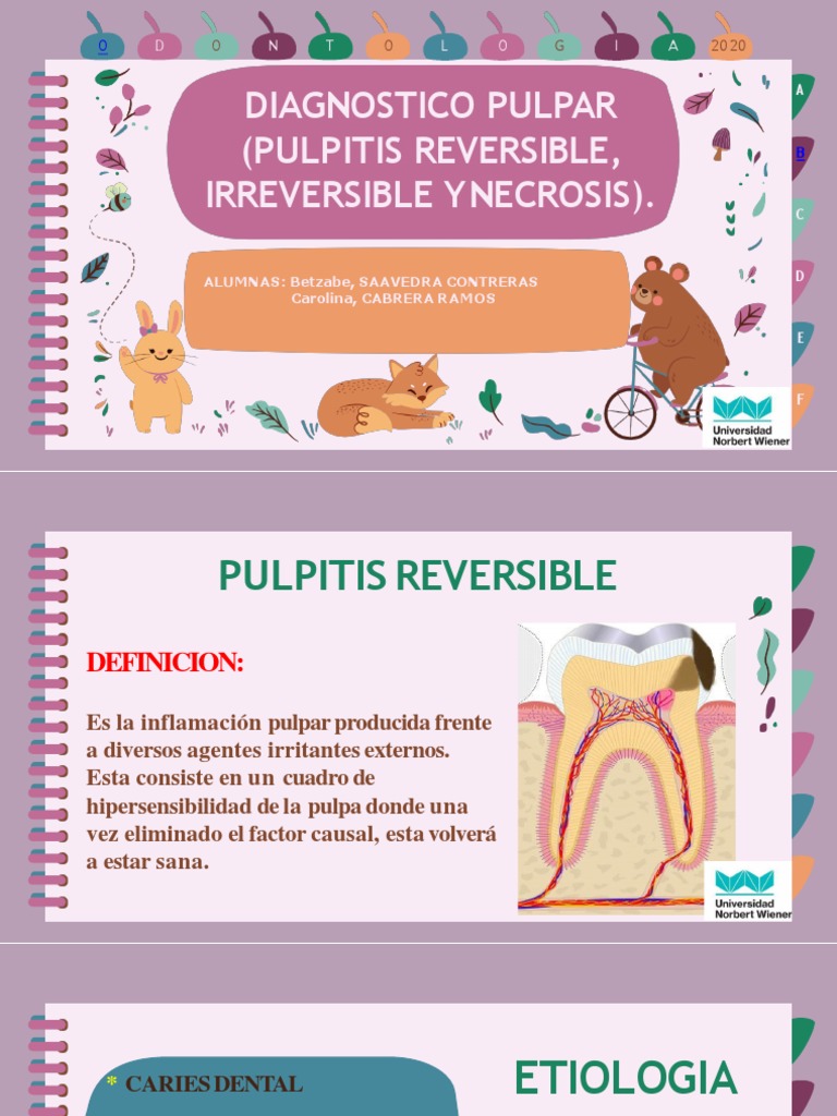 Diagnostico Pulpar | PDF | Medicina CLINICA | Inmunología