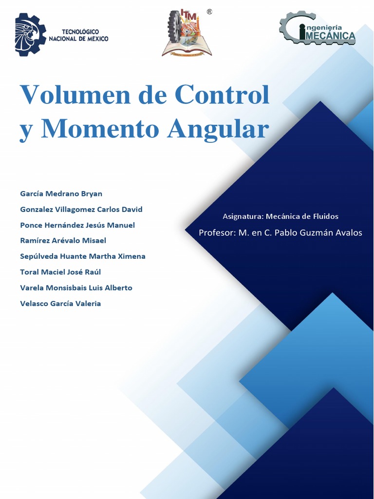 Ecuaciones de Momento Angular en Fluidos | PDF | Momento angular | Impulso