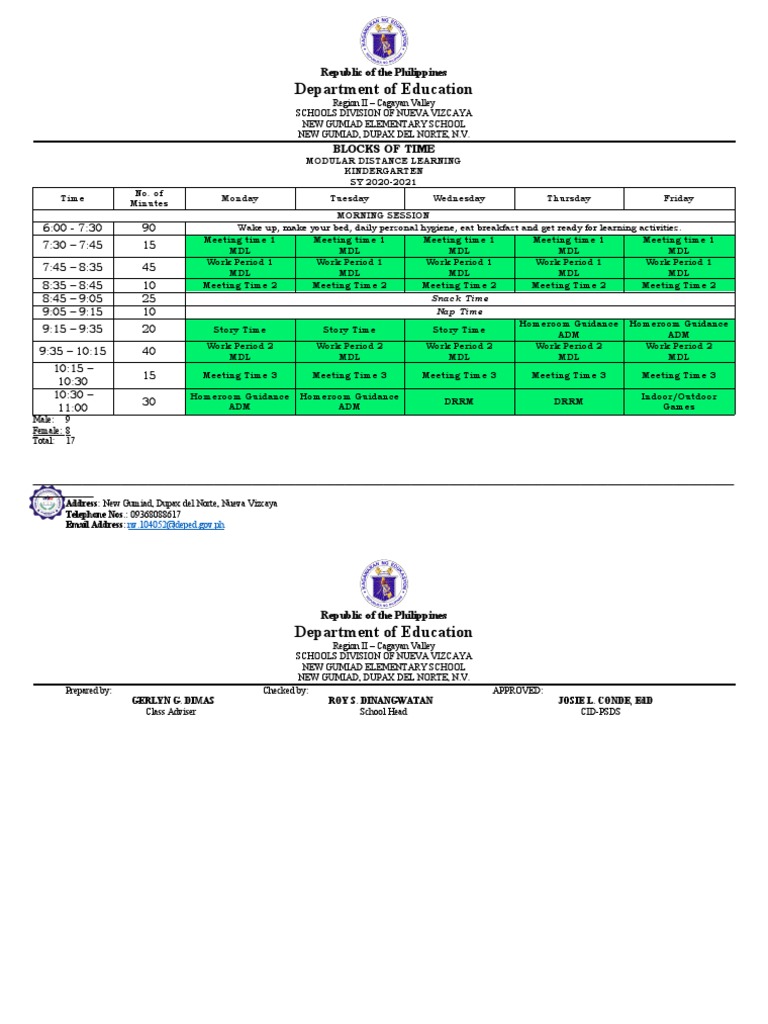Department of Education: Republic of The Philippines | PDF