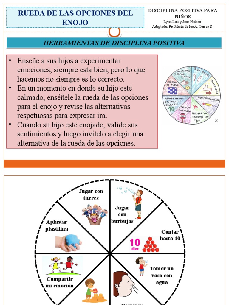 Rueda de Las Opciones Del Enojo | PDF