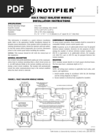 Notifier FCM 1 Supervised Control Module | PDF | Switch | Relay