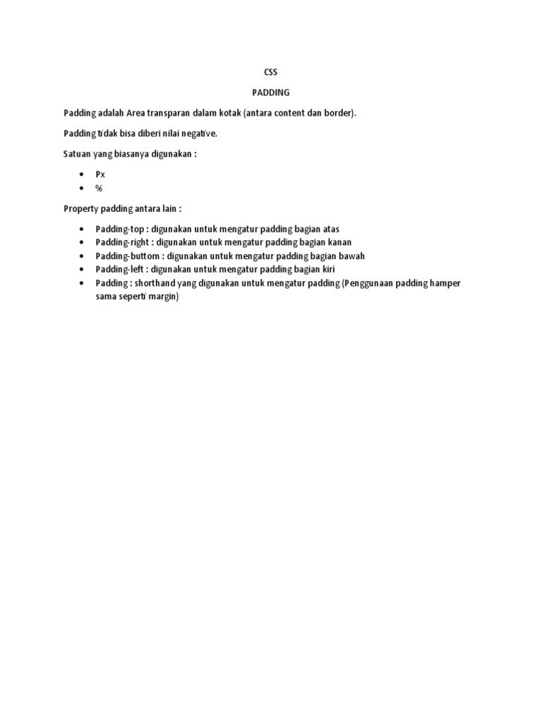 CSS Padding Border | PDF CSS Padding Border | PDF