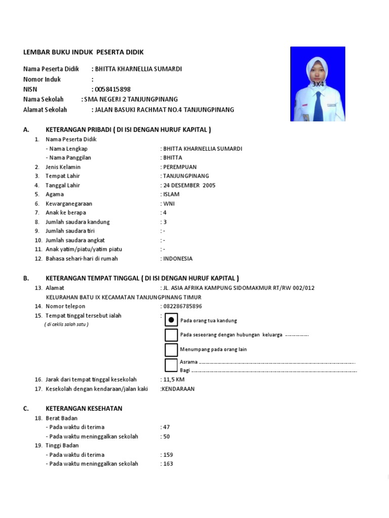 Lbip (Bhitta Kharnellia Sumardi) X Ipa 2 | PDF