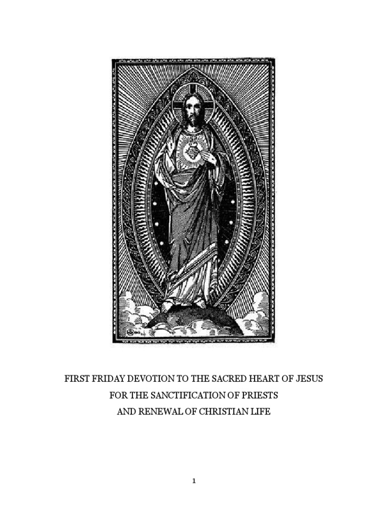First Friday Devotion To The Sacred Heart of Jesus | PDF | Eucharist ...