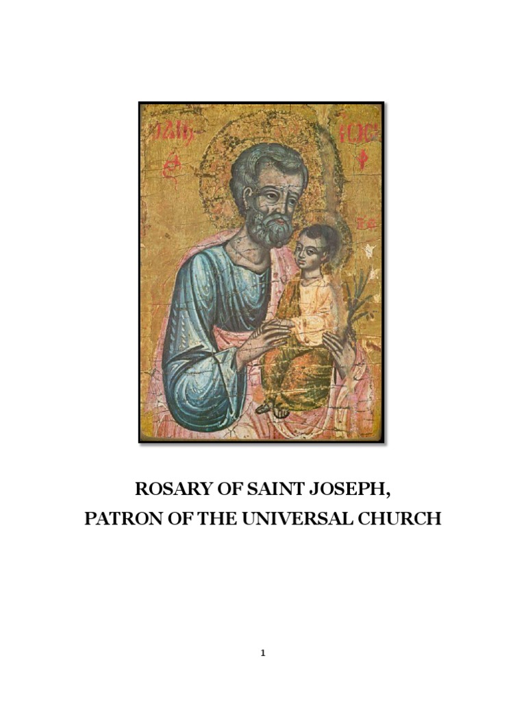 Rosary of Saint Joseph | PDF | Saint Joseph | Mary, Mother Of Jesus