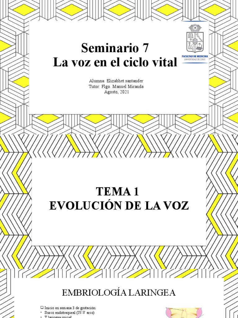 Evolucion de La Voz | PDF | Laringe | Medicina
