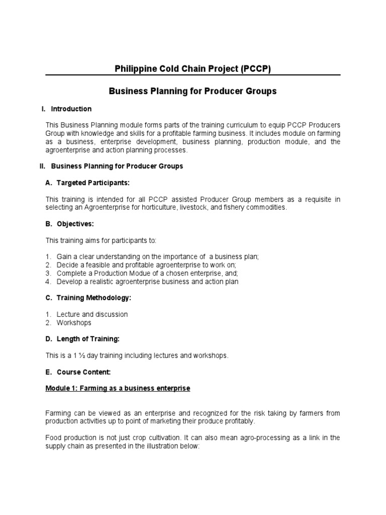 Business Planning Module - v2 | PDF | Marketing | Value (Economics)