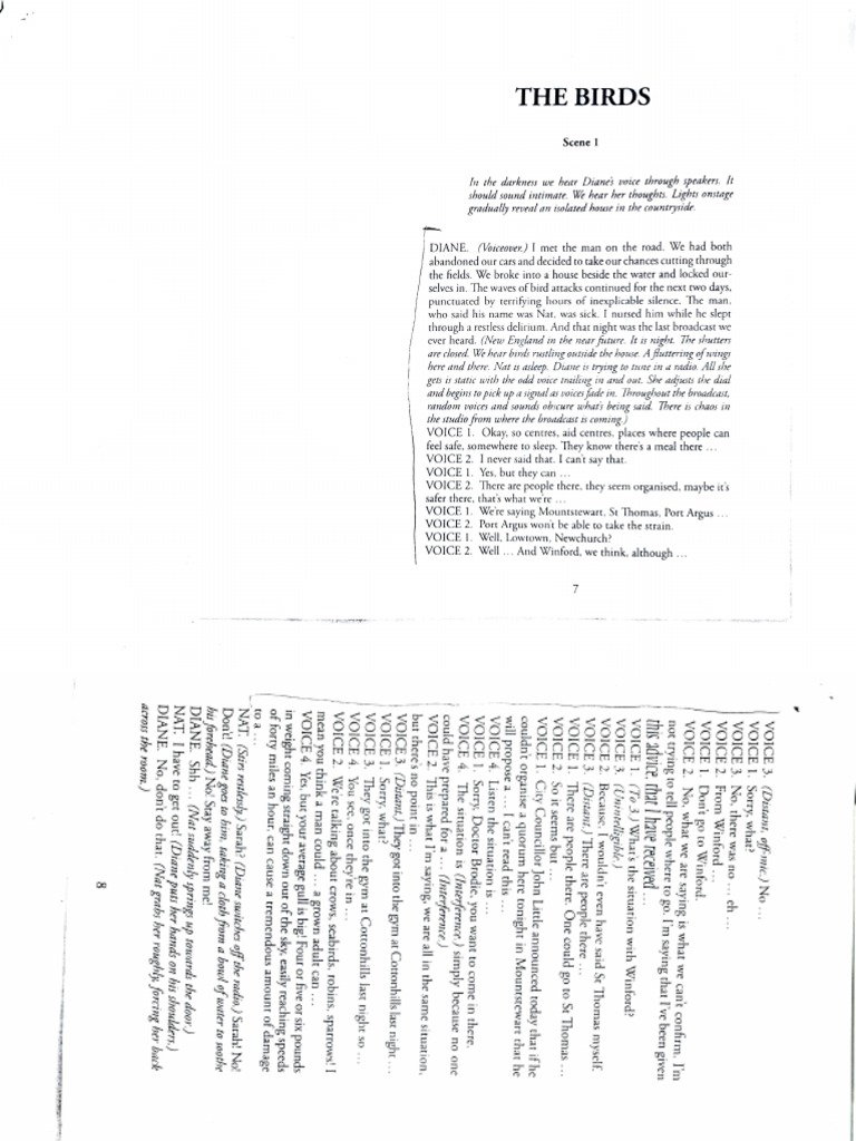 The Birds Script | PDF