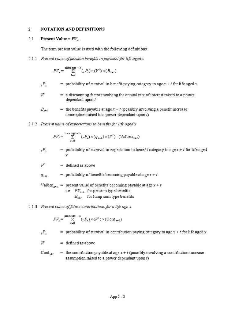 Actuarial Methode Eng - 4 | PDF | Pension | Present Value