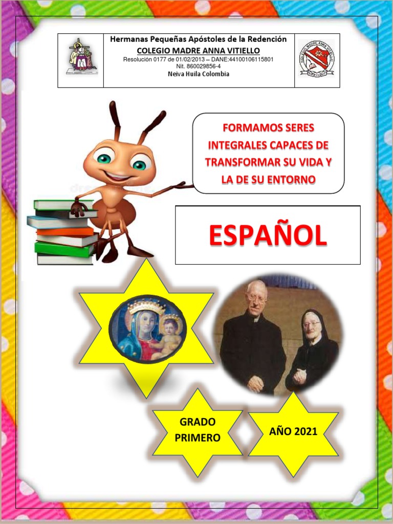 Cartilla de Español Refuerzo en Casa Año 2021 - 0b4c0210 | PDF ...